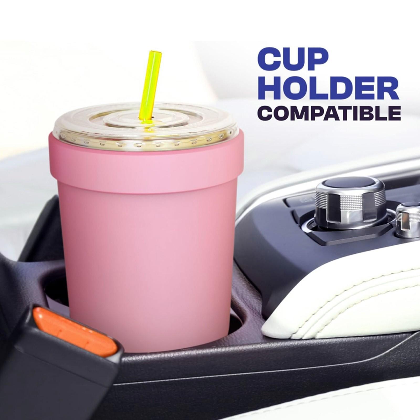 32oz Ice Cream Cone Aesthetic Cold Cup, Universal Coffee Ice Cup Cooler ...