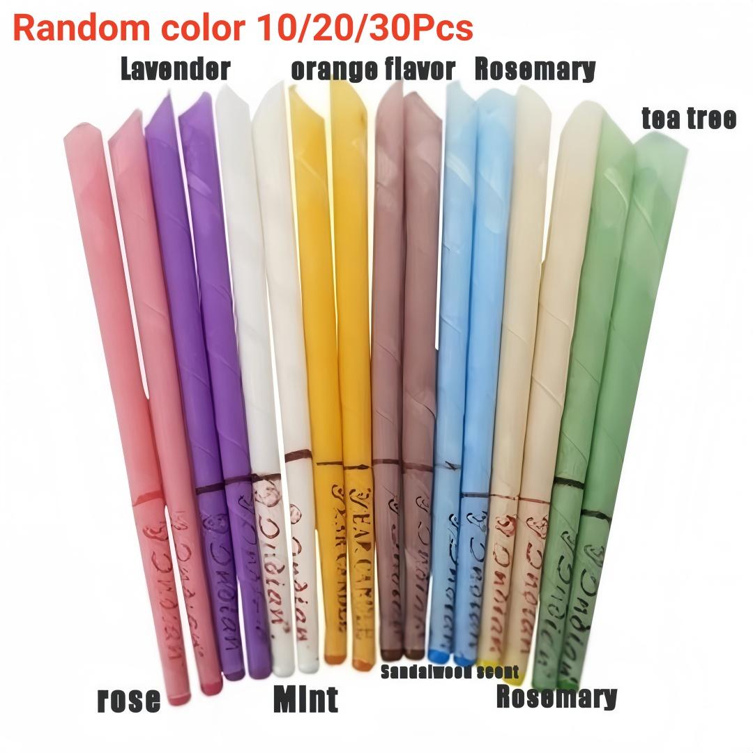 Aromatherapy Ear Candles, Ear Wax Removal Candles, Random Colors, 10/20 ...