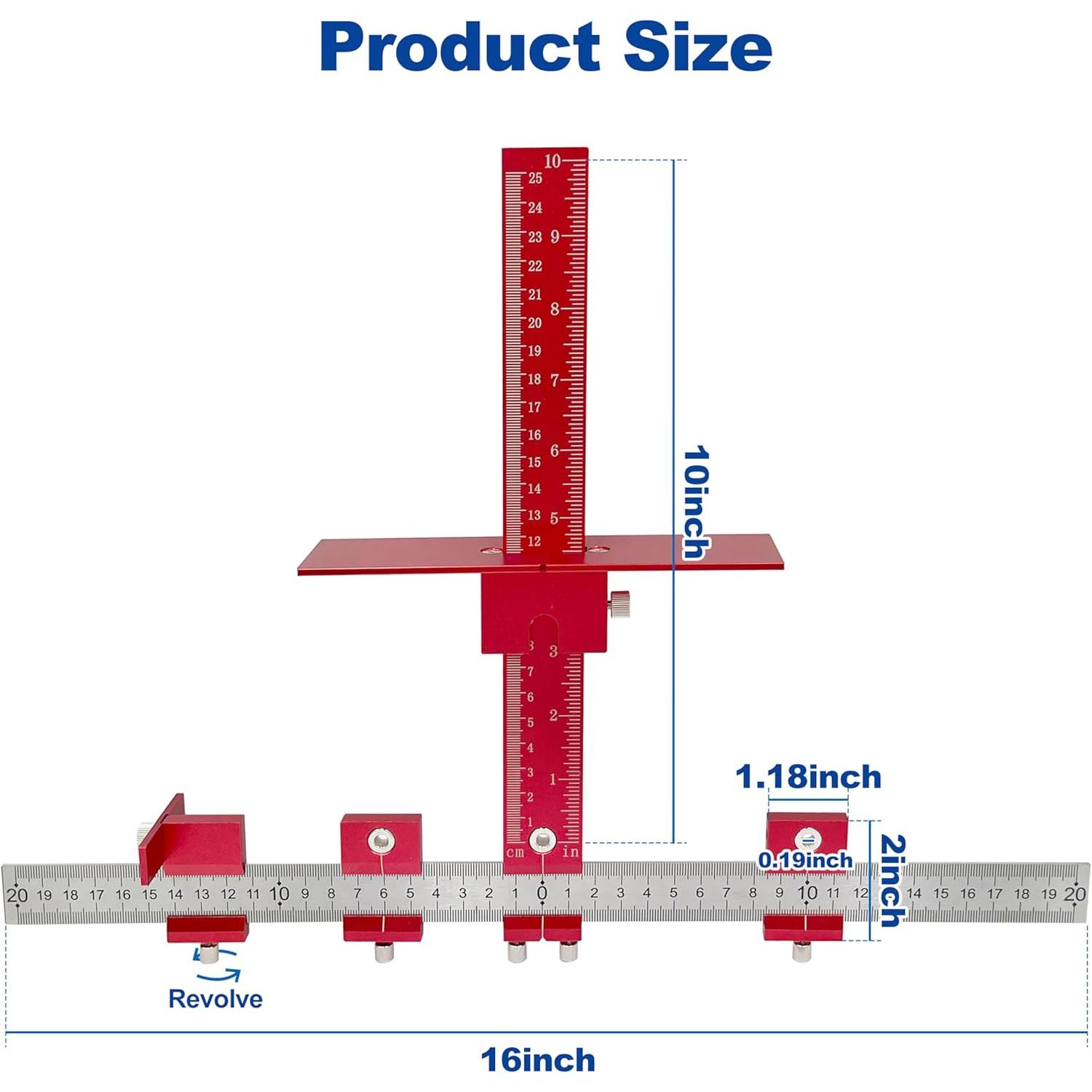 Cabinet Hardware Jig Tool,for Handles and Knobs Drawer Guide Jig Doors ...