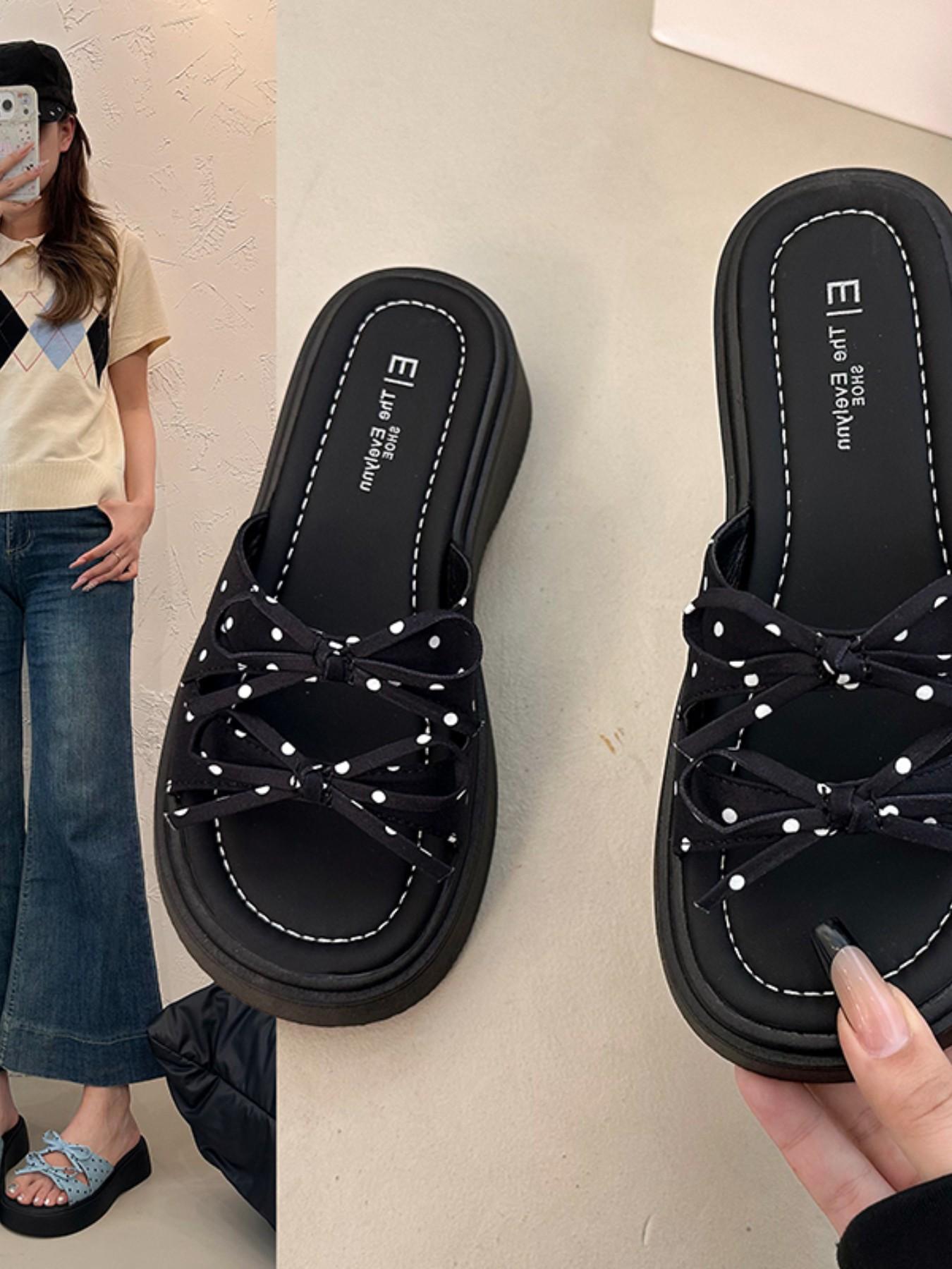 High-End Style Slippers, Thick Sole, Transform Into Street Fashion Icon ...