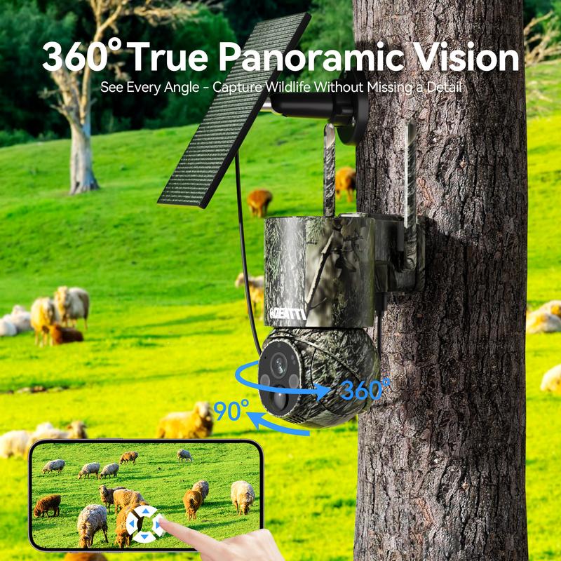 2K 4G LTE Cellular Trail Camera – Single Lens Outdoor Hunting Cam, 8MP ...