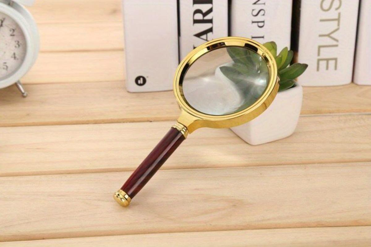 A Metal Portable Magnifying Glass with 50X High Definition, Suitable ...
