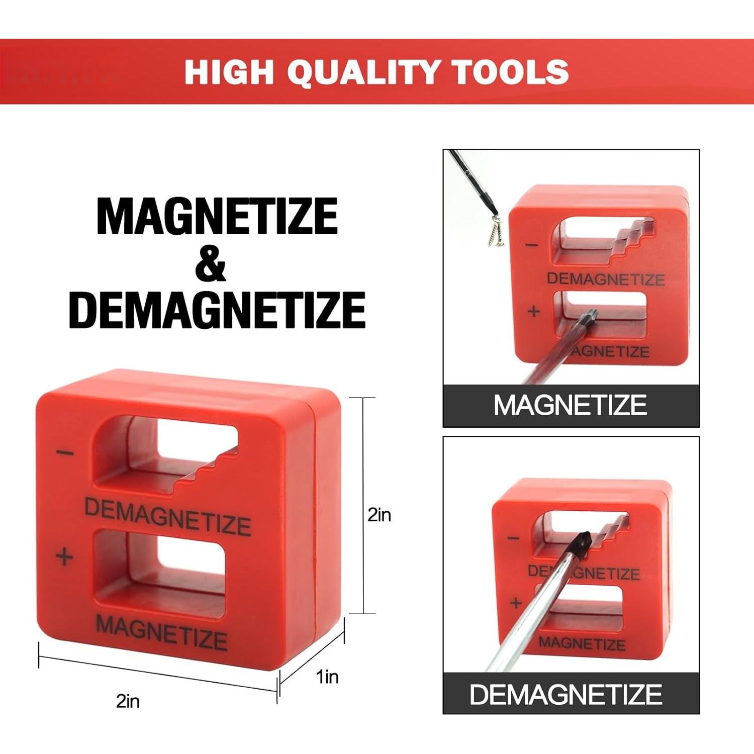118 count Set, Set with Plastic Racking, Precision , Magnetizer ...
