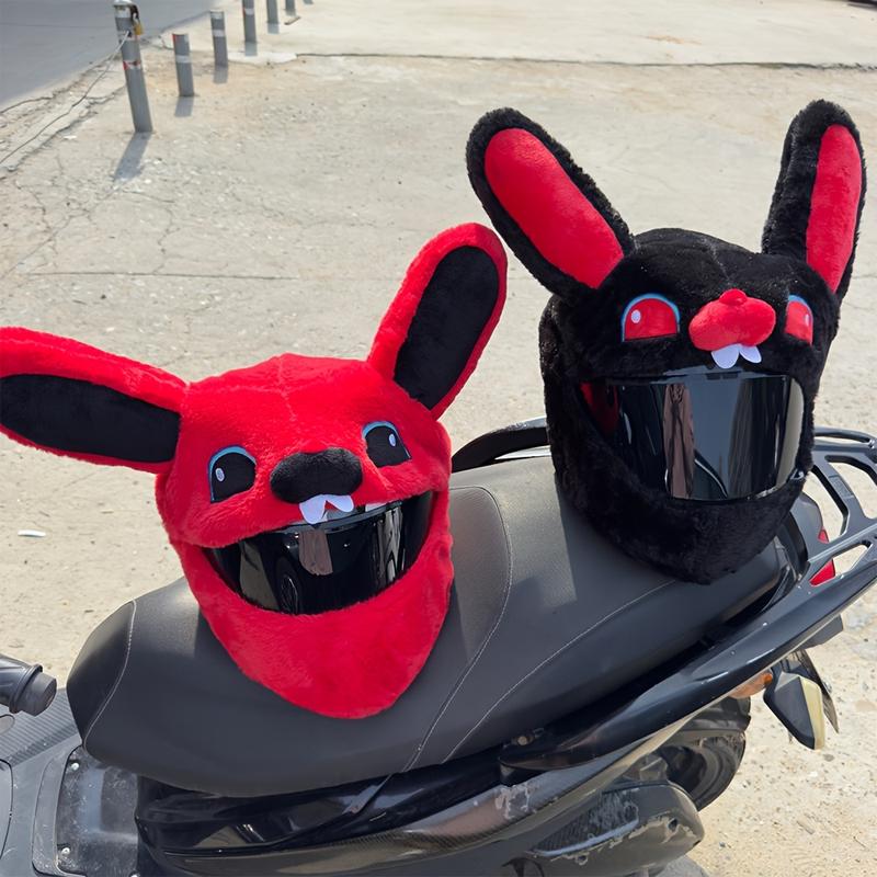 1pc Anti-Scratch Motorcycle Helmet Cover, Protective Headgear, Cartoon ...