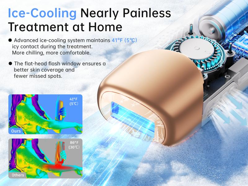professional freezing point IPL device 5℃ three-in-one painless hair ...