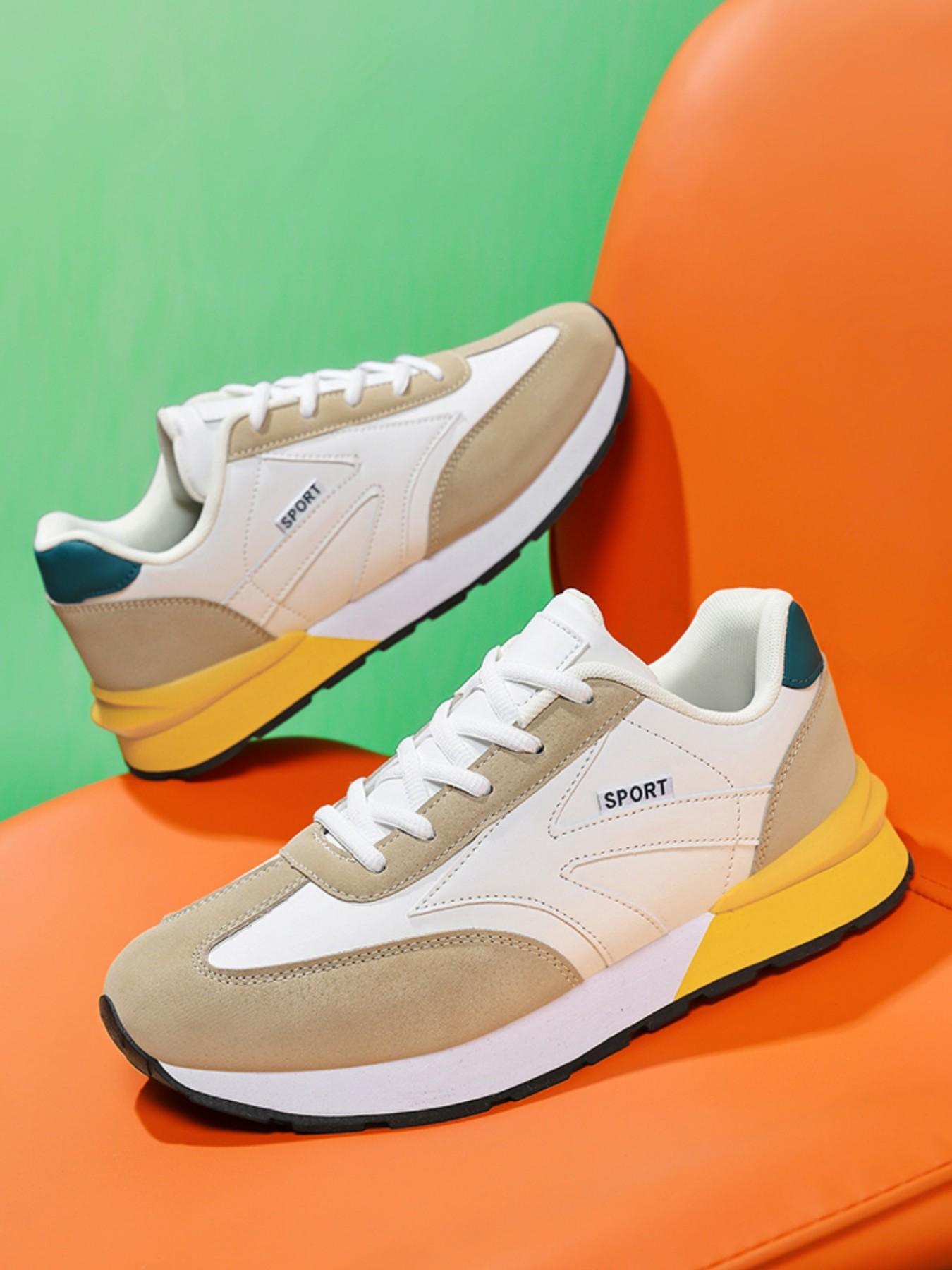 Men's Casual Sports Shoes, Sneaker, Low Top Lace-Up Design, Shock ...
