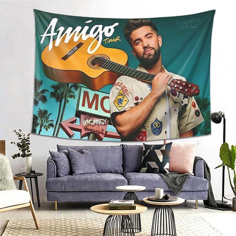 This Kendji Girac poster tapestry is perfect for adding a touch of ...