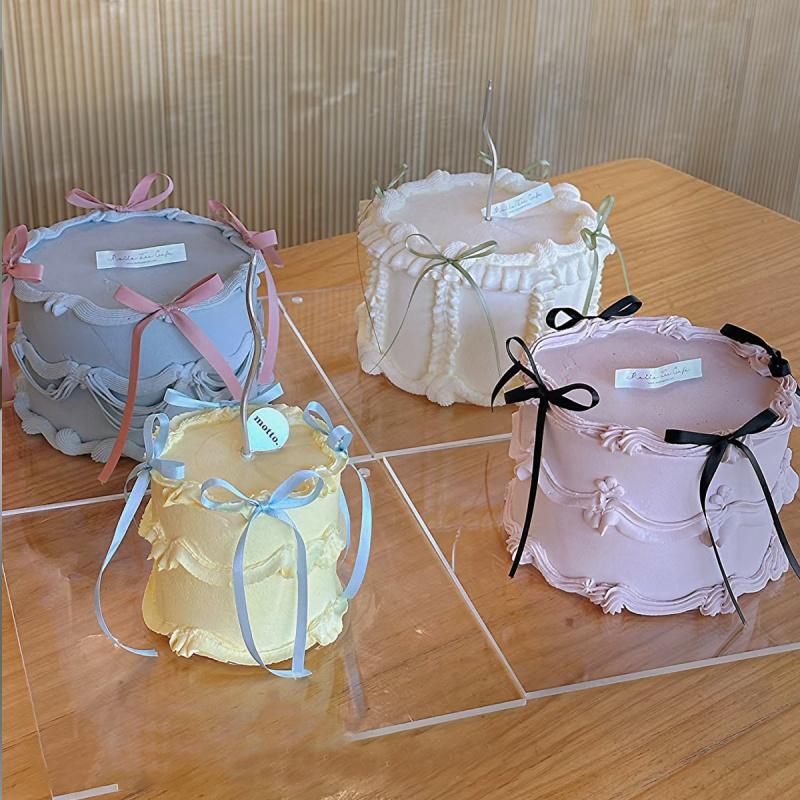 Light Bow Cupcake Toppers, Birthday Bowknot Ribbons, High Footed Cup ...