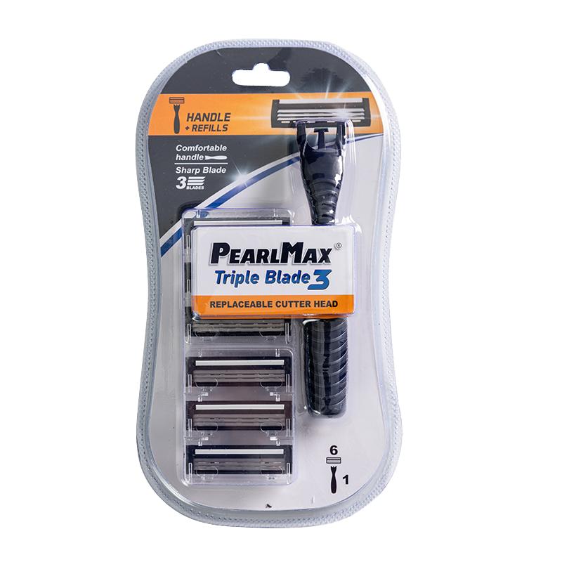 PearlMax Disposable Razor with Moisturizer Plastic Handle Portable ...