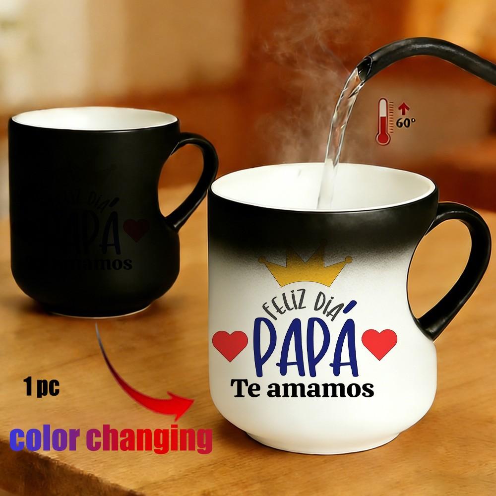 Magic Color Changing Mug, Heart Handle, Thermosensitive Ceramic, 11 Oz ...