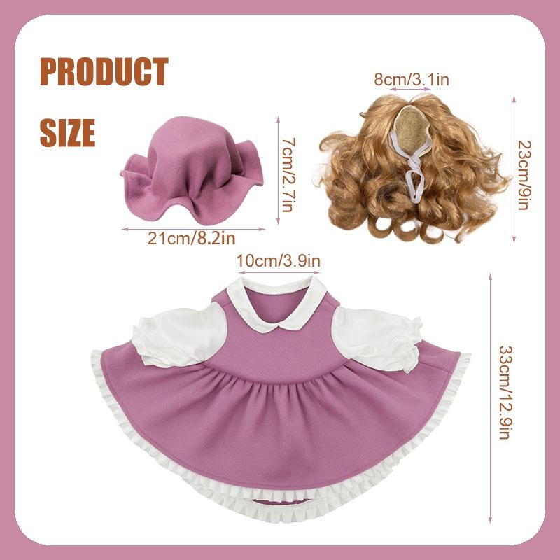 Funny Porch Goose Set, Skirt, Wig, Hat, Outdoor Garden Art Decoration ...