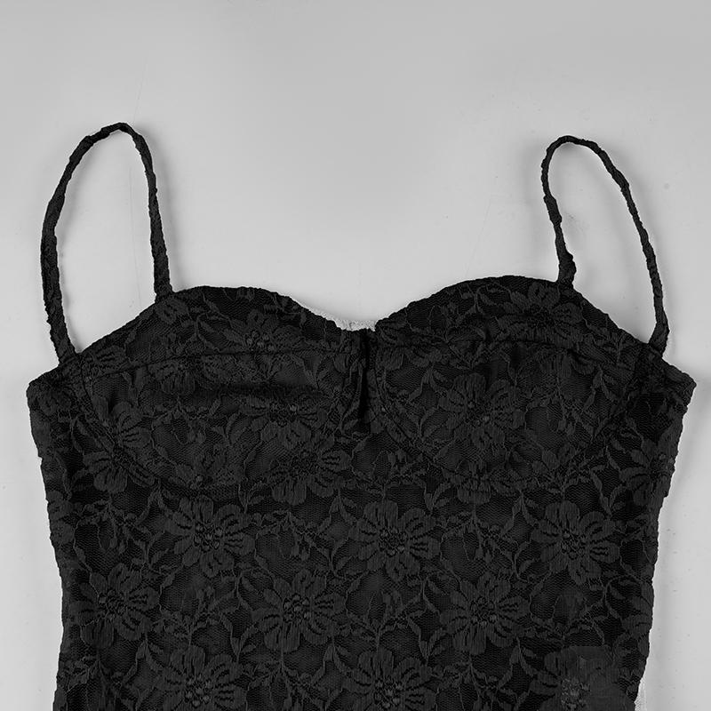 Sexy Hollow Out Lace Patchwork Bodycon Dress, Summer Fashion Waist Cut ...