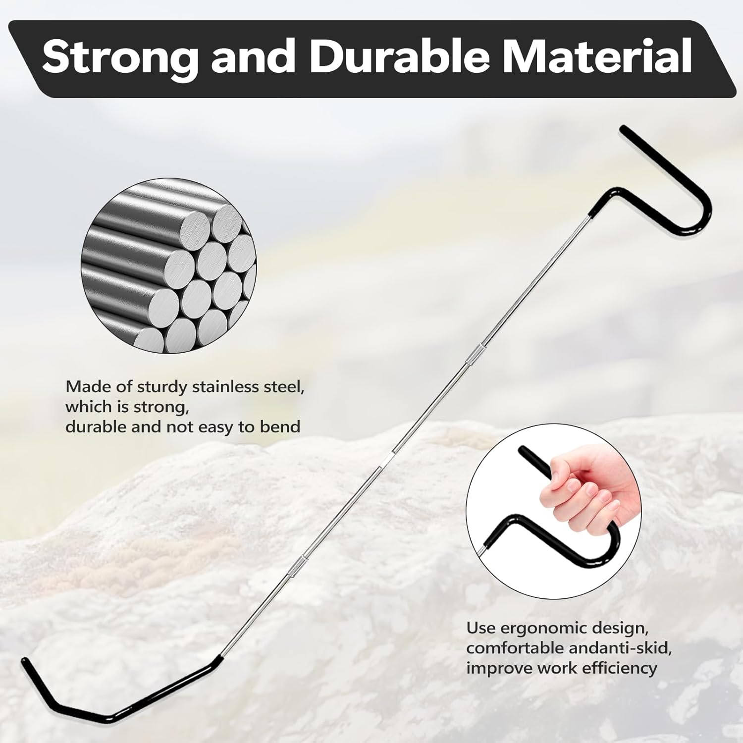 20 count Stainless Steel Repair Tools, 59 inch Portable Repair Tools ...