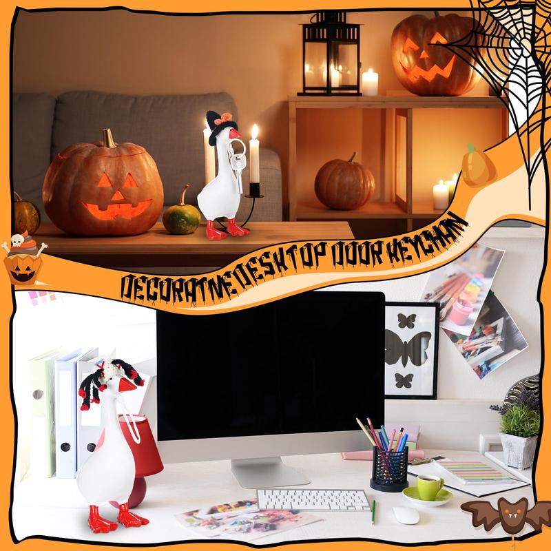 6 Set Holiday Desk Goose Outfits 7 Inch Mini Knitting Hats（Excluding ...