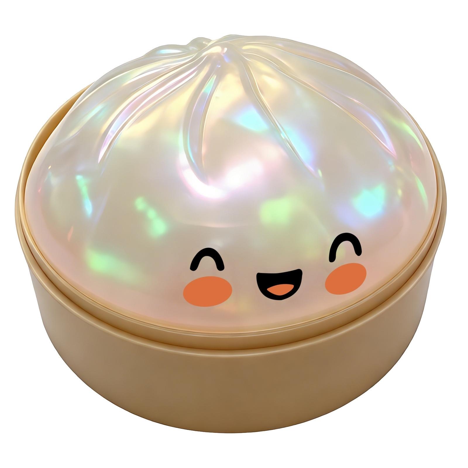 [Blind Box] 2026 New Glitter Dumpling Squishy with Steamer Box, Soft ...