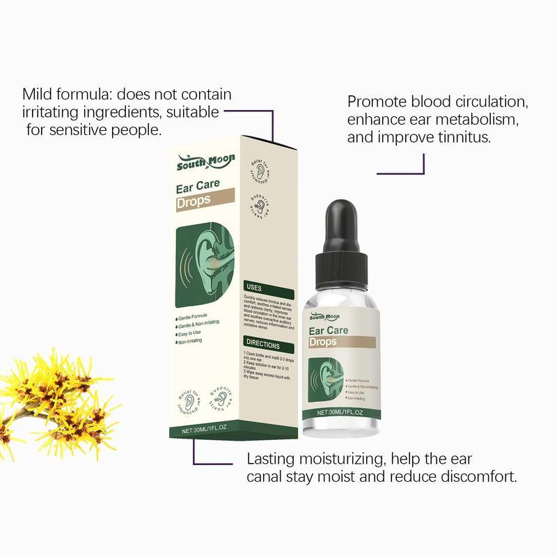 Ear Care Drops Gentle Formula, Relieve Tinnitus, Gentle and ...