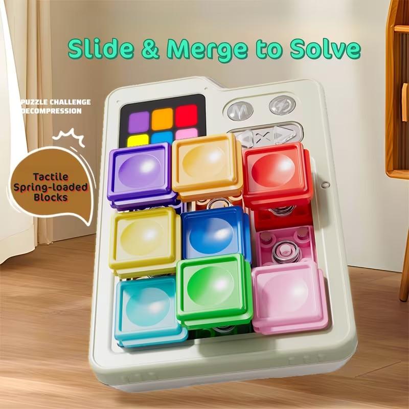 Electronic Klotski Puzzle Toy for Kids, Interactive Game Board with ...
