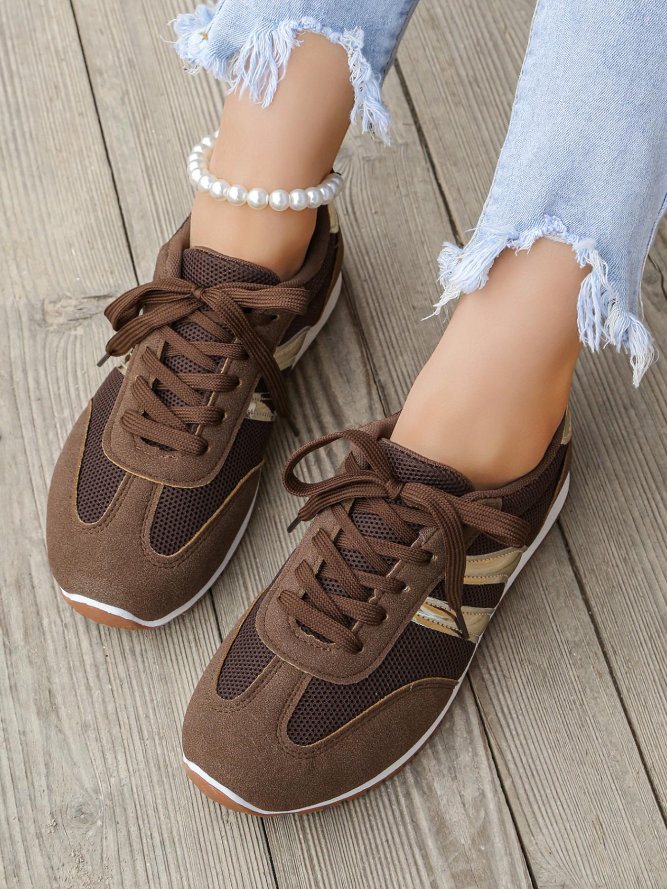 Retro Trainer Shoes, Mesh Breathable Agony Shoes, Soft Sole Anti-Slip ...