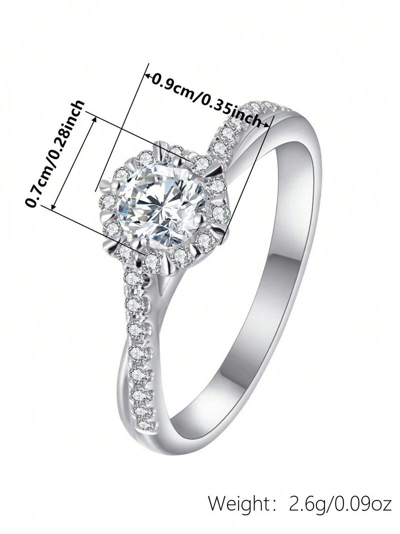 Elegant Artificial Zircon Decorated Ring, Fashion Accessories for Women ...