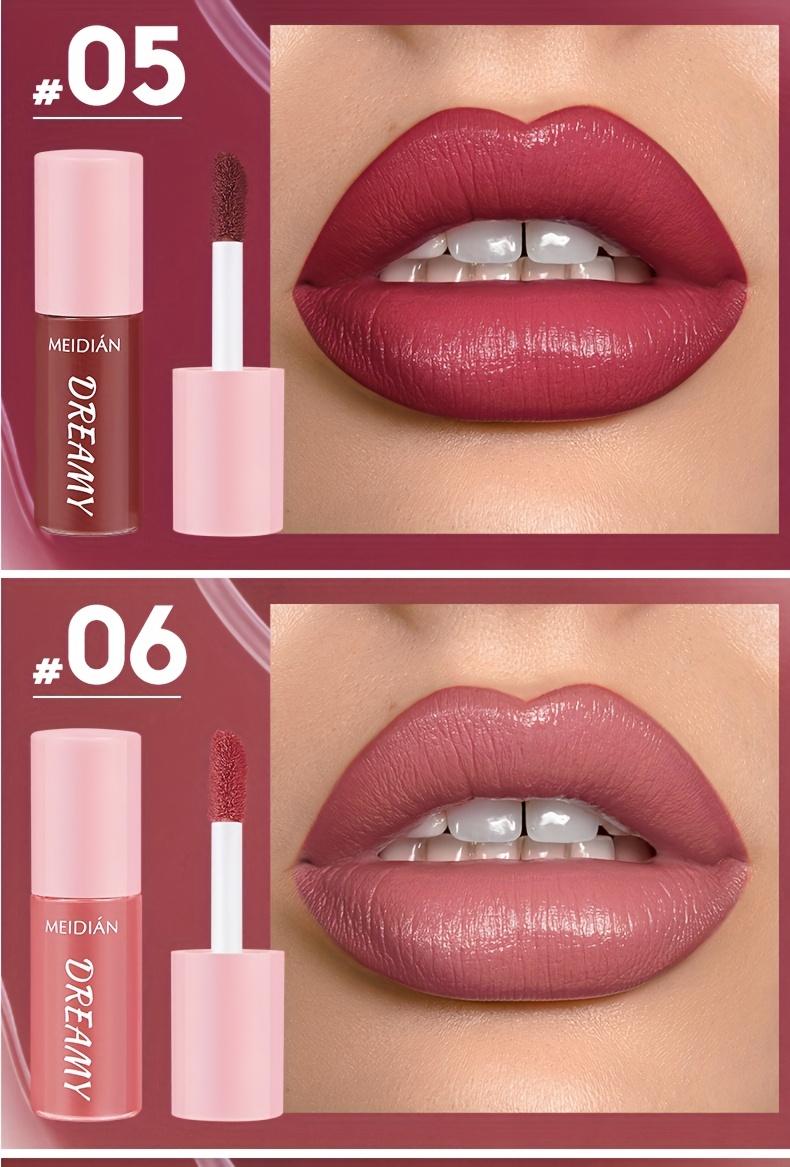Meidian 10pcs Non-Transfer Lip Gloss Set, Long Lasting Waterproof Matte ...