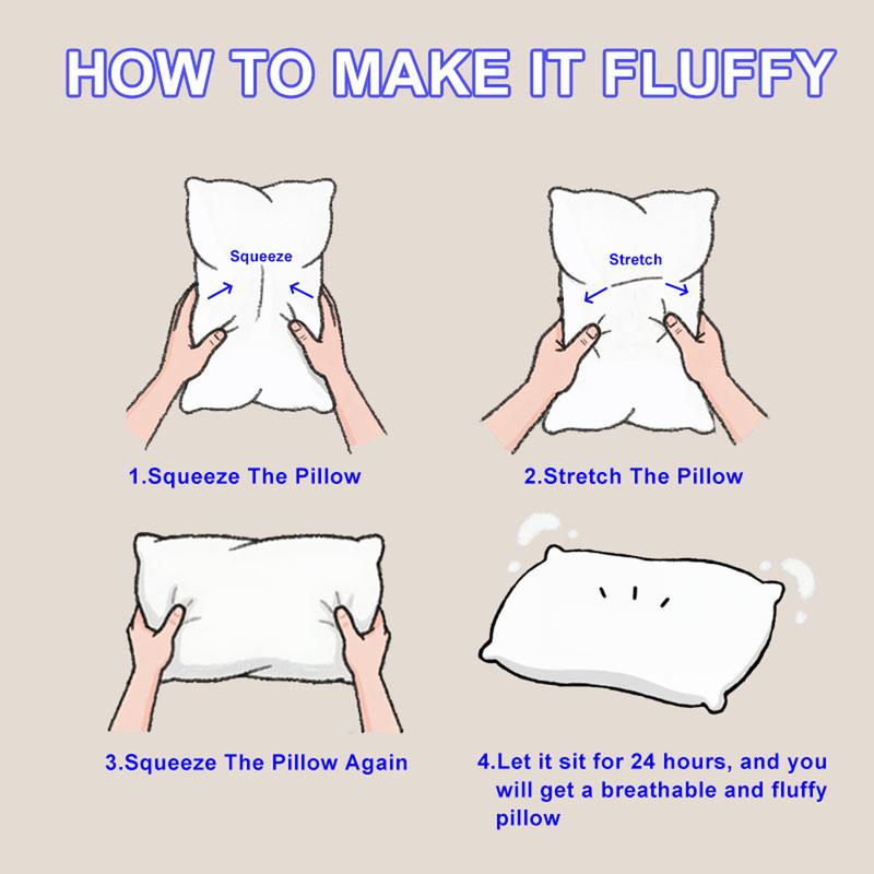 Hvnde Hotel Collection Deep Sleep Pillow - Neck Support Non-Collapse ...