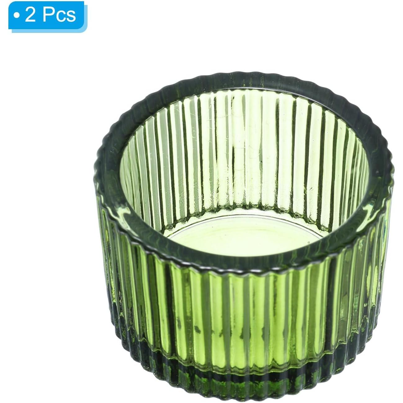 2 count Tealight Candle Holder, Lights Candle Holder Glass Votive ...