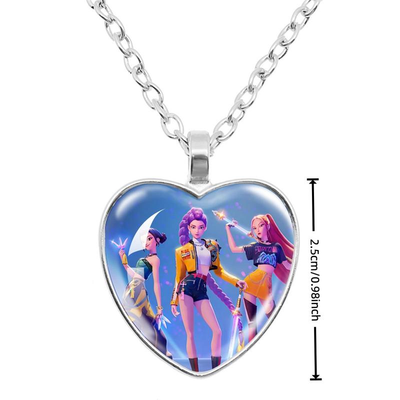 Kpop Witch Hunt Cartoon Anime Peripheral, Love Necklace, Jewelry ...