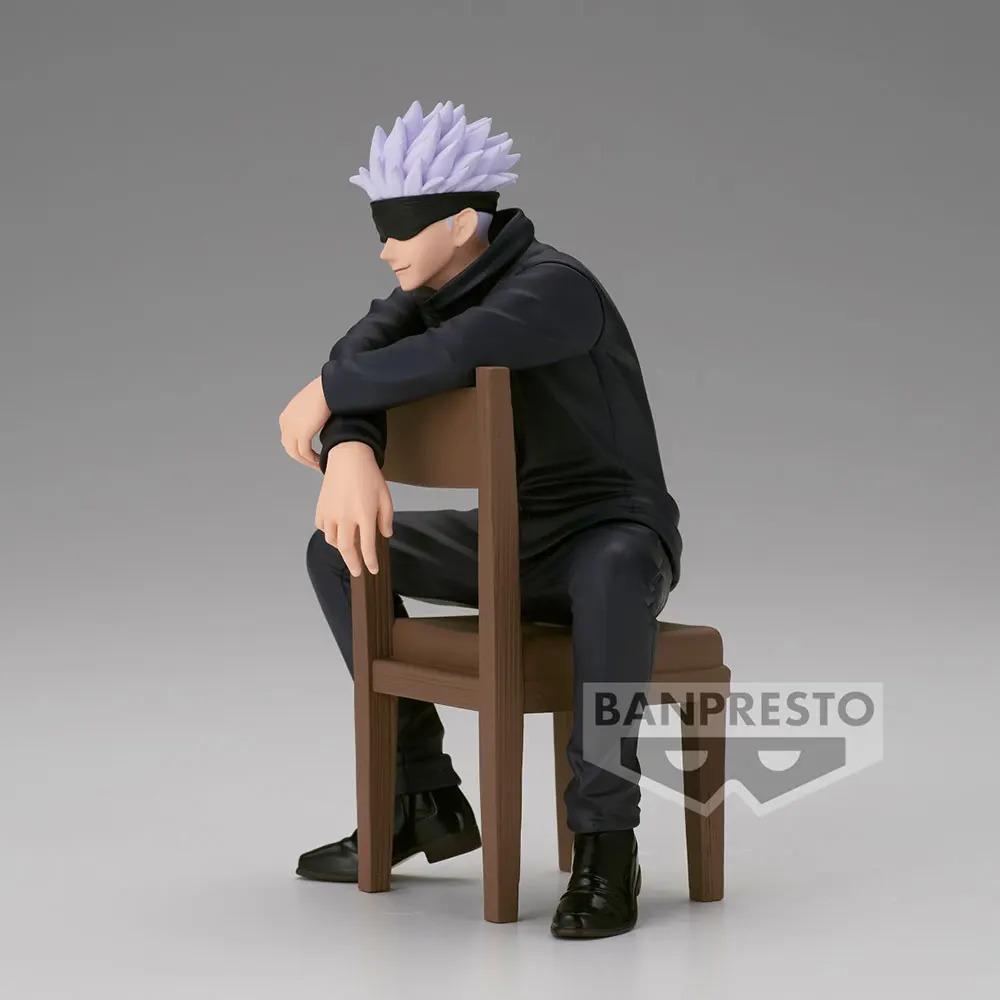 11cm Anime Jujutsu Kaisen Rest time 4 Gojo Satoru Figure Sitting Chair ...
