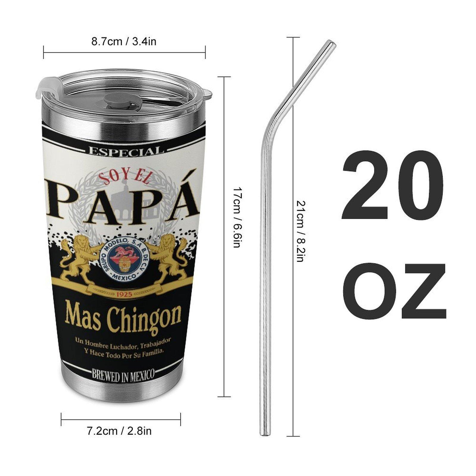 Father's Day Gift: "Soy El Papá Más Chingon" 20/40oz Tumbler, Mexican ...