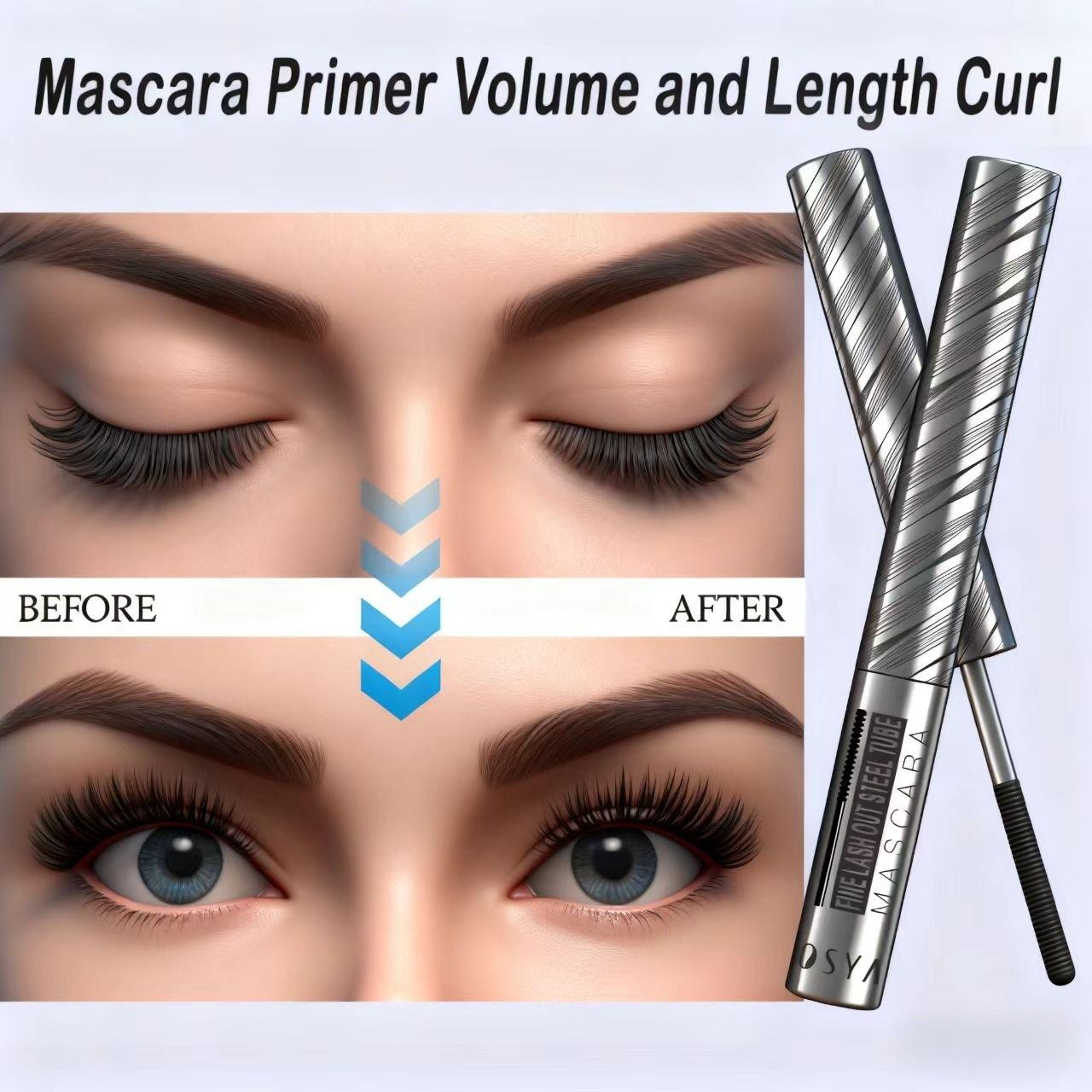 2-Color Waterproof Mascara, Sweatproof Formula, Enhances Density and ...