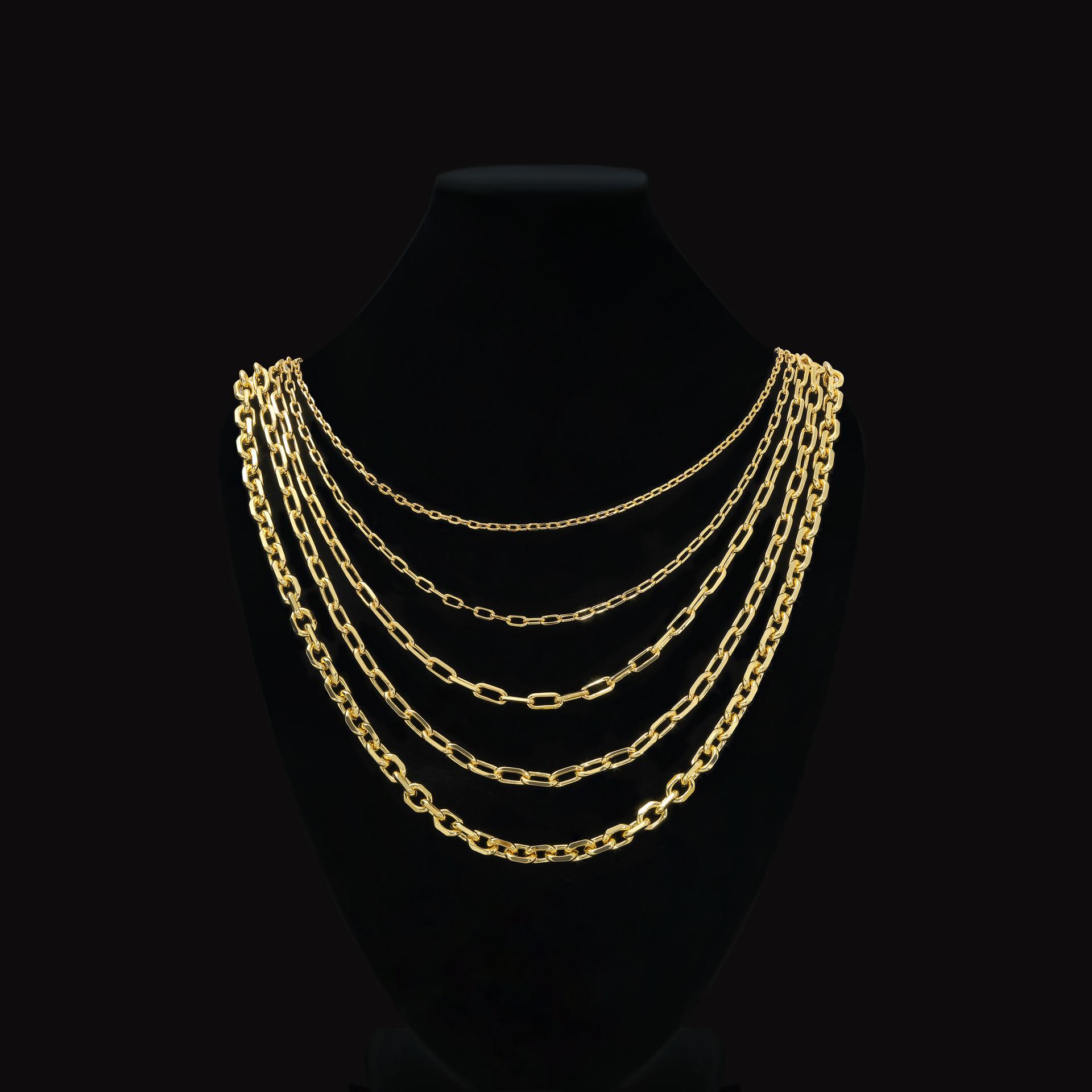 RCC 14/K Plated fashion jewelry, men's necklace, domineering lobster ...