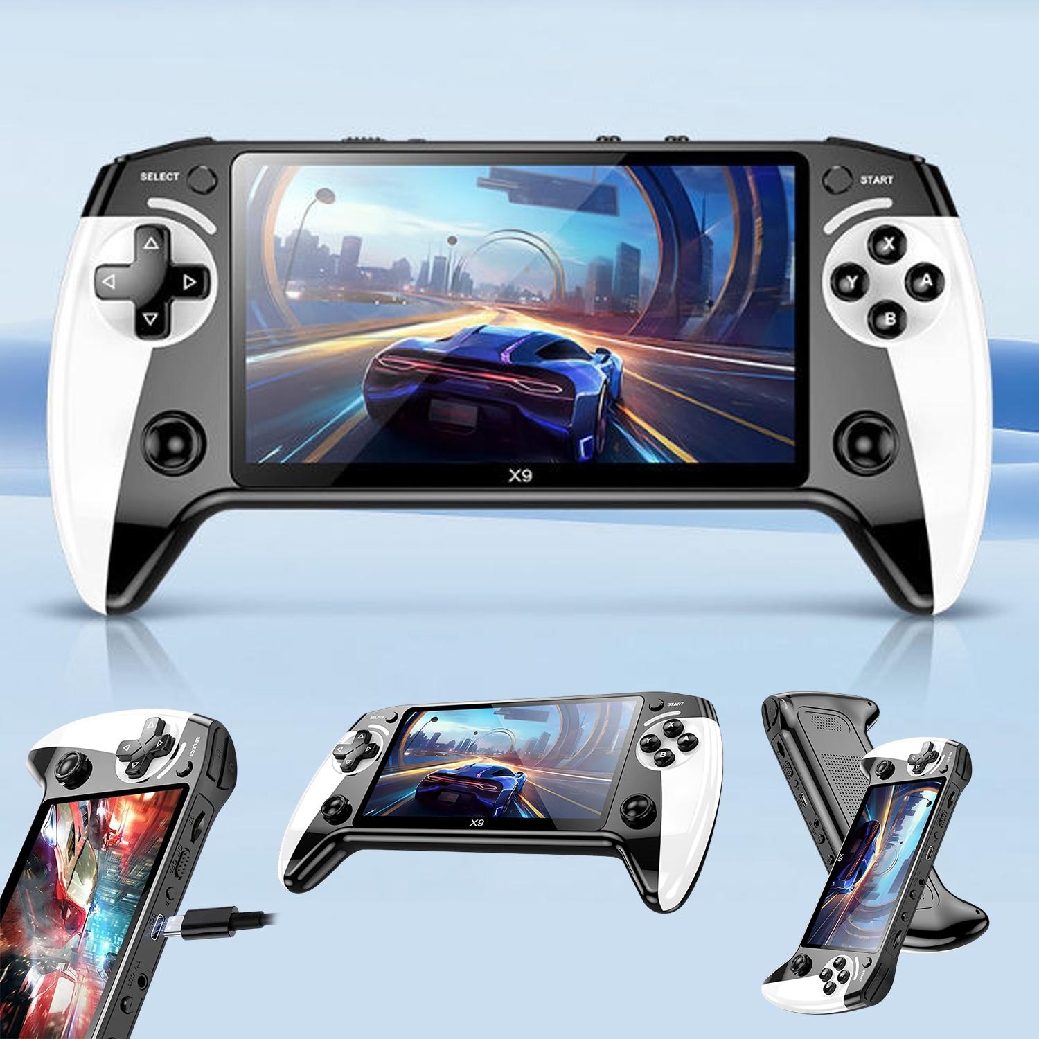 X9 Handheld Game Console, Rechargeable Portable Gaming Machine, 5.5 ...