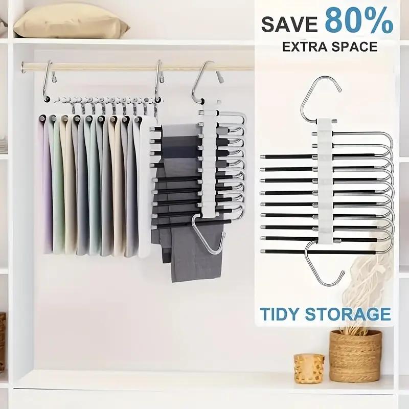 5/9 layer closetsaver,5/9-Tier Stainless Steel Trouser Rack – Space ...