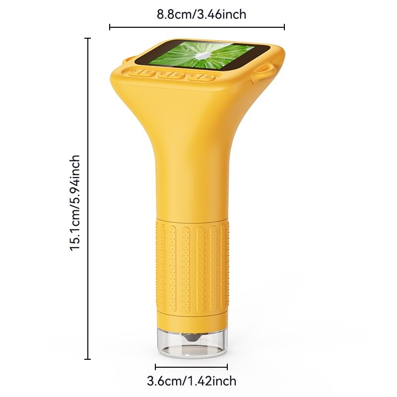 Portable USB Microscope for Kids, Mini Handheld Magnifying Glass 1000x ...