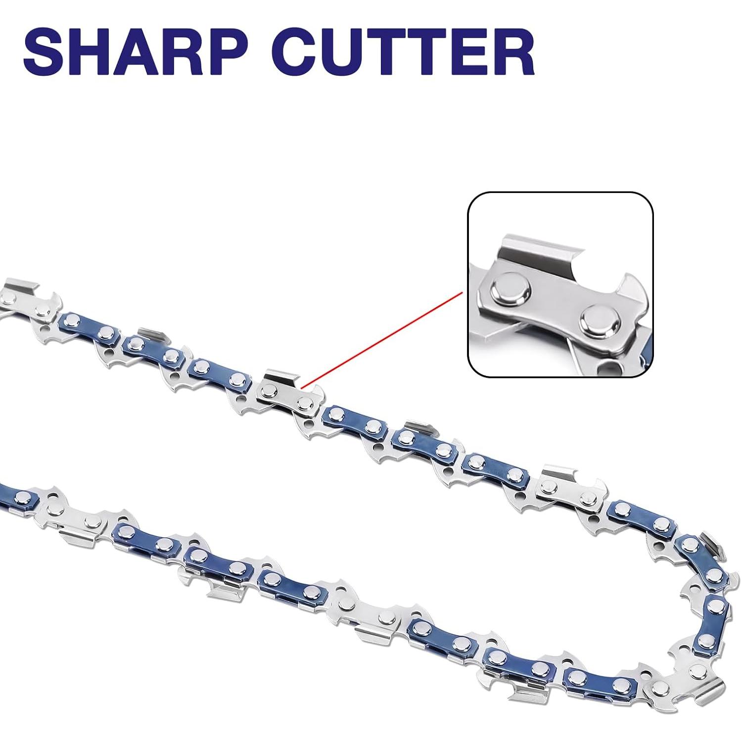 4 Pack 16 Inch Chain 3/8" LP Pitch .043'' Gauge 55 Drive Links fits ...