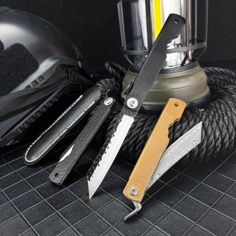 Japanese Higonokami Forging Steel Folding Knife, Outdoor Sharp Trekking ...