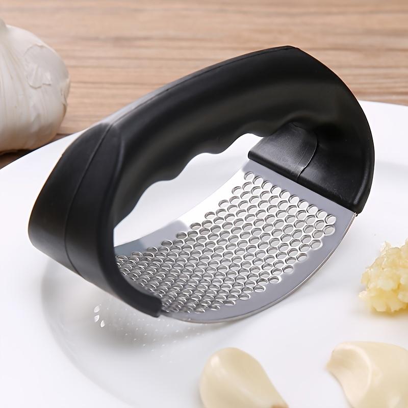 Ergonomic Stainless Steel Garlic Press, Manual Vegetable and Fruit ...