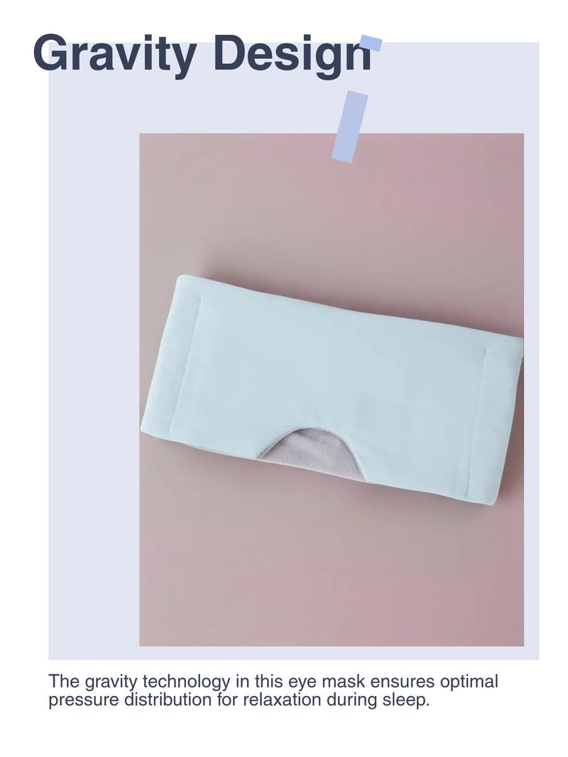 Gravity Weighted Eye Mask for Deep Sleep Relaxation, Stress Relief ...