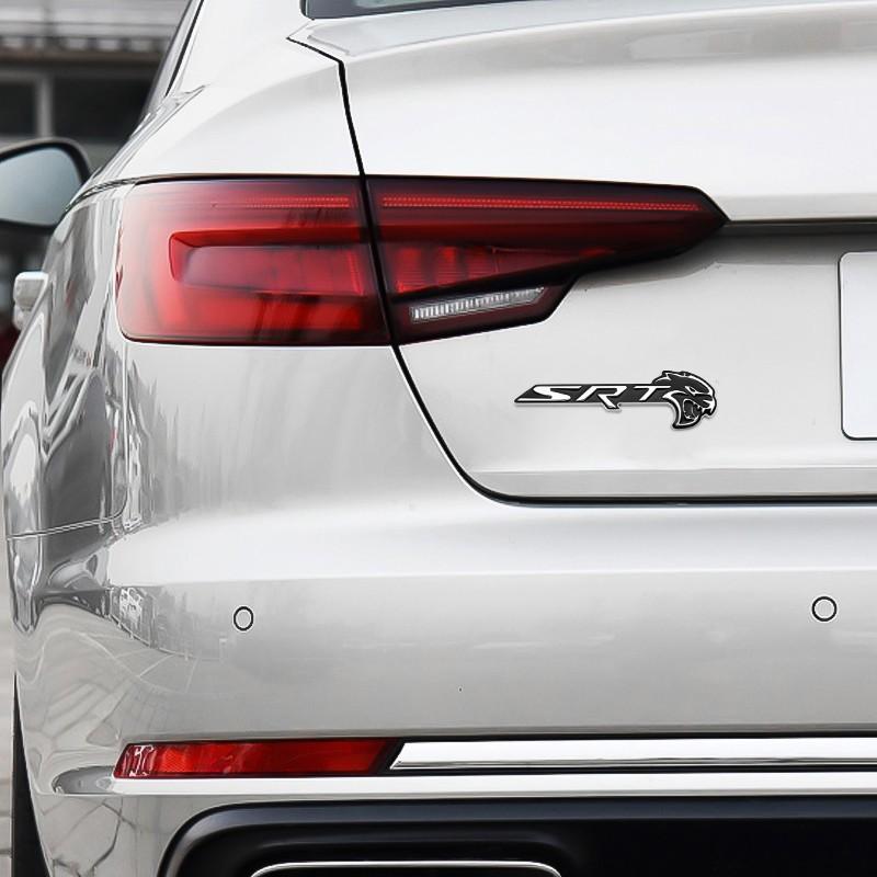 Tiger Head SRT Logo Car Sticker 3D Car Modified Limited Edition Style ...
