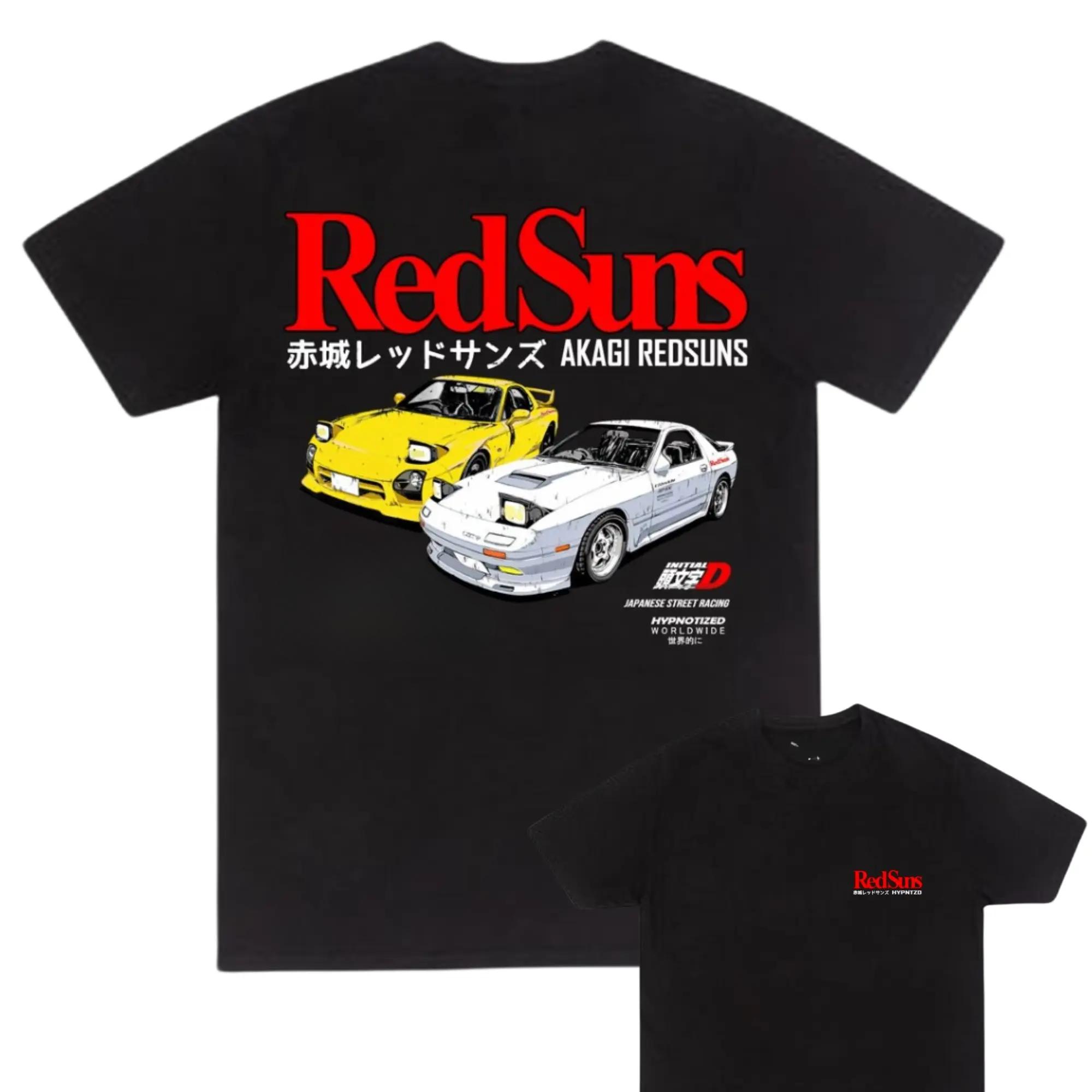 Akagi RedSuns Ryosuke Takahashi tshirt Initial D JDM drift racing shirt ...
