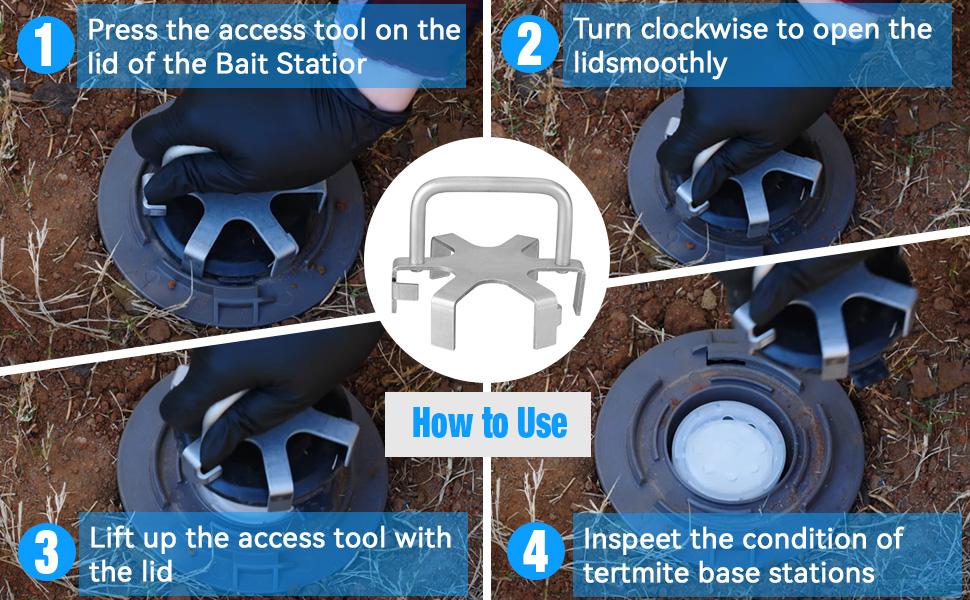Termi-te Stations Access Tool, Opening Tool for Station, Inspection ...