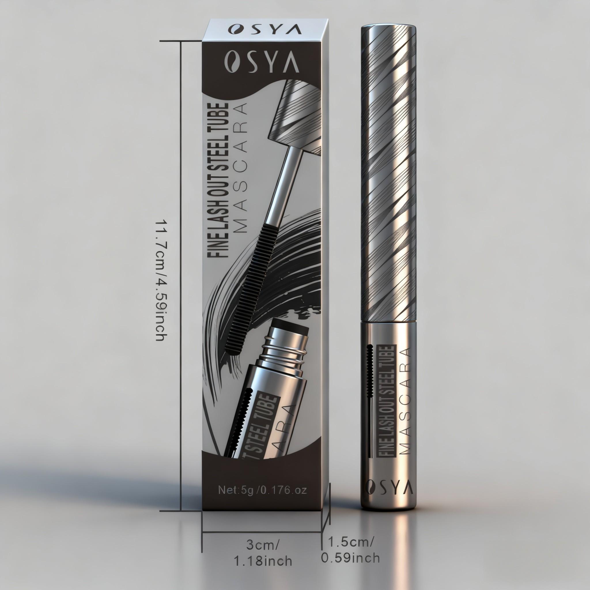 2-Color Waterproof Mascara, Sweatproof Formula, Enhances Density and ...