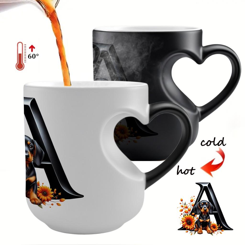 Dachshund Sunflower Color Changing Mug, Ceramic, Ceramic Printed ...