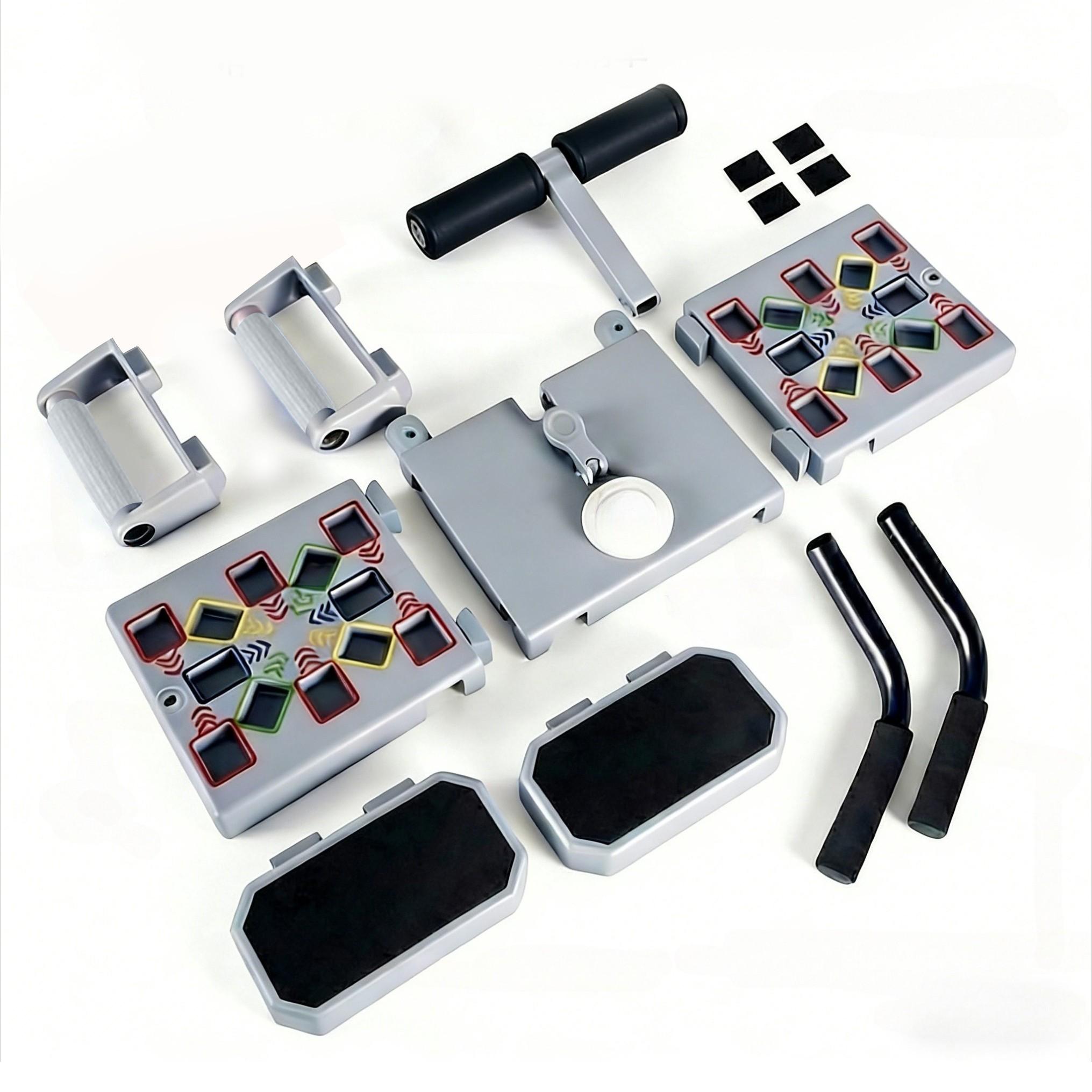 Portable Multifunctional Push-up Board Set With Handles Foldable ...