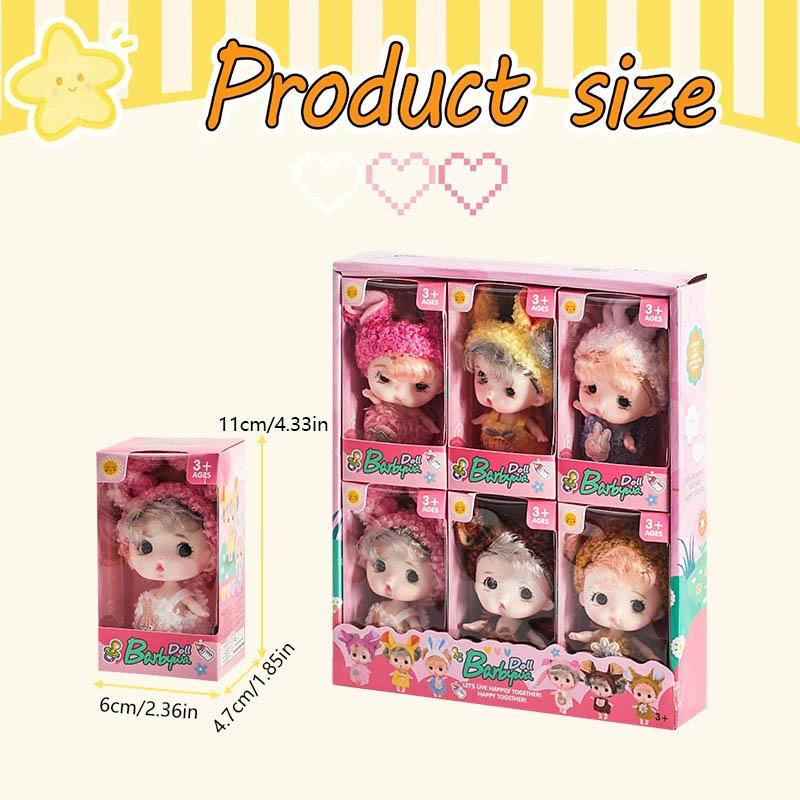 Mini Doll Cute Toy Bjd Figure, Realistic Baby Doll Birthday Gift ...