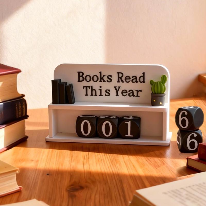 Back-To-School 3D Book Reading Count Display, Literary Accessories ...