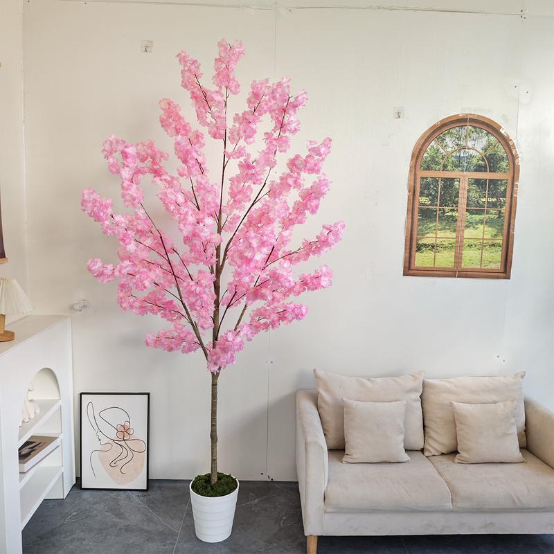 Cherry Blossom Tree 160-210cm Artificial Plant, Realistic Flowers ...