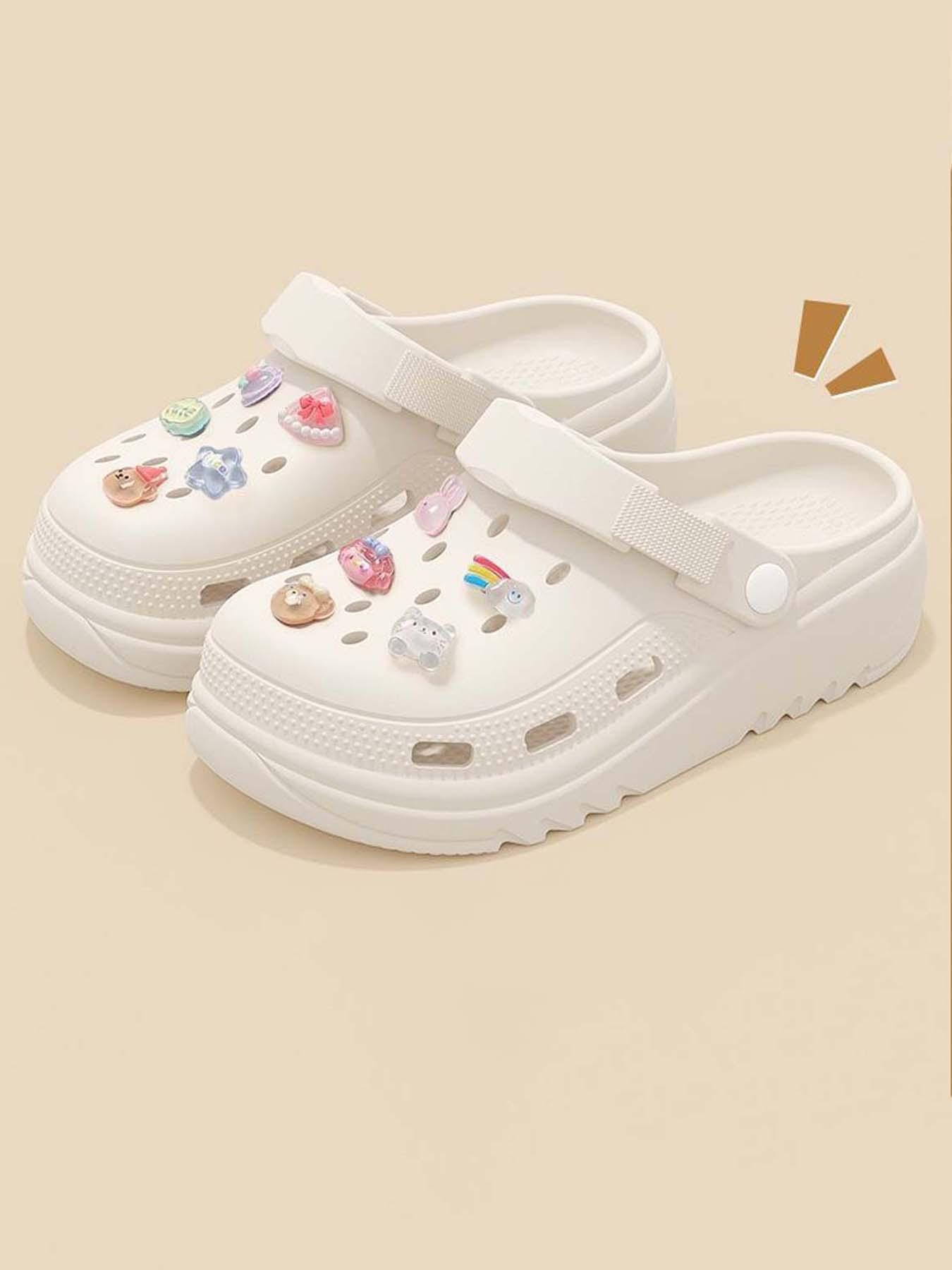 Summer New Soft Cute Sweet Style Open-Toe Holey Shoes for Women, Fish ...