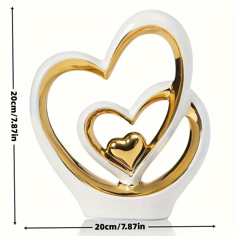 2D Acrylic Heart Shaped Ornament, Modern Desktop Decoration, Home Decor ...