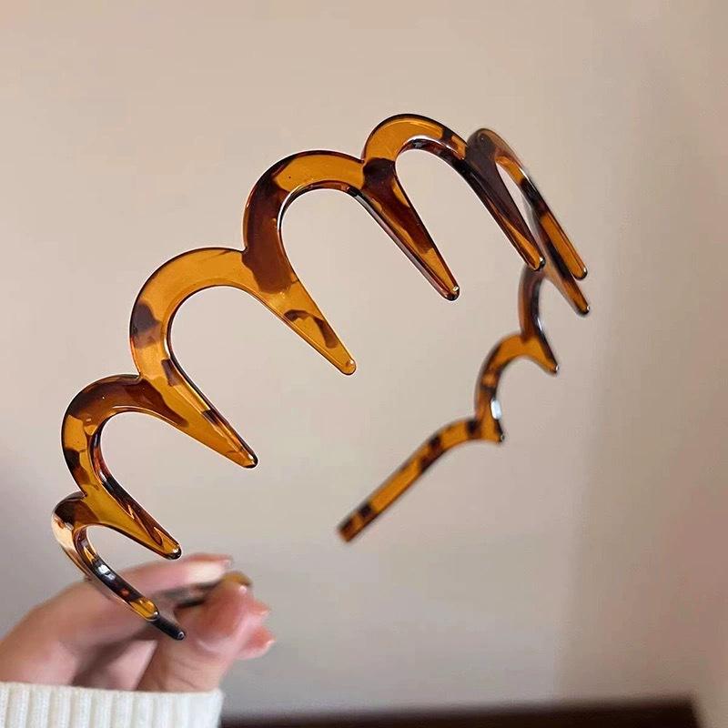 Korean-Style Anti-Slip Teeth Headband, 2026 Design for Face Washing ...